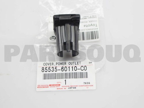 8553560110C0 Genuine Toyota COVER, POWER OUTLET SOCKET, CENTER 85535 ...