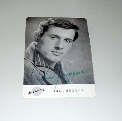 UDO JÜRGENS (+), original signed Ak/Card in 10x15 cm (3) | eBay.de
