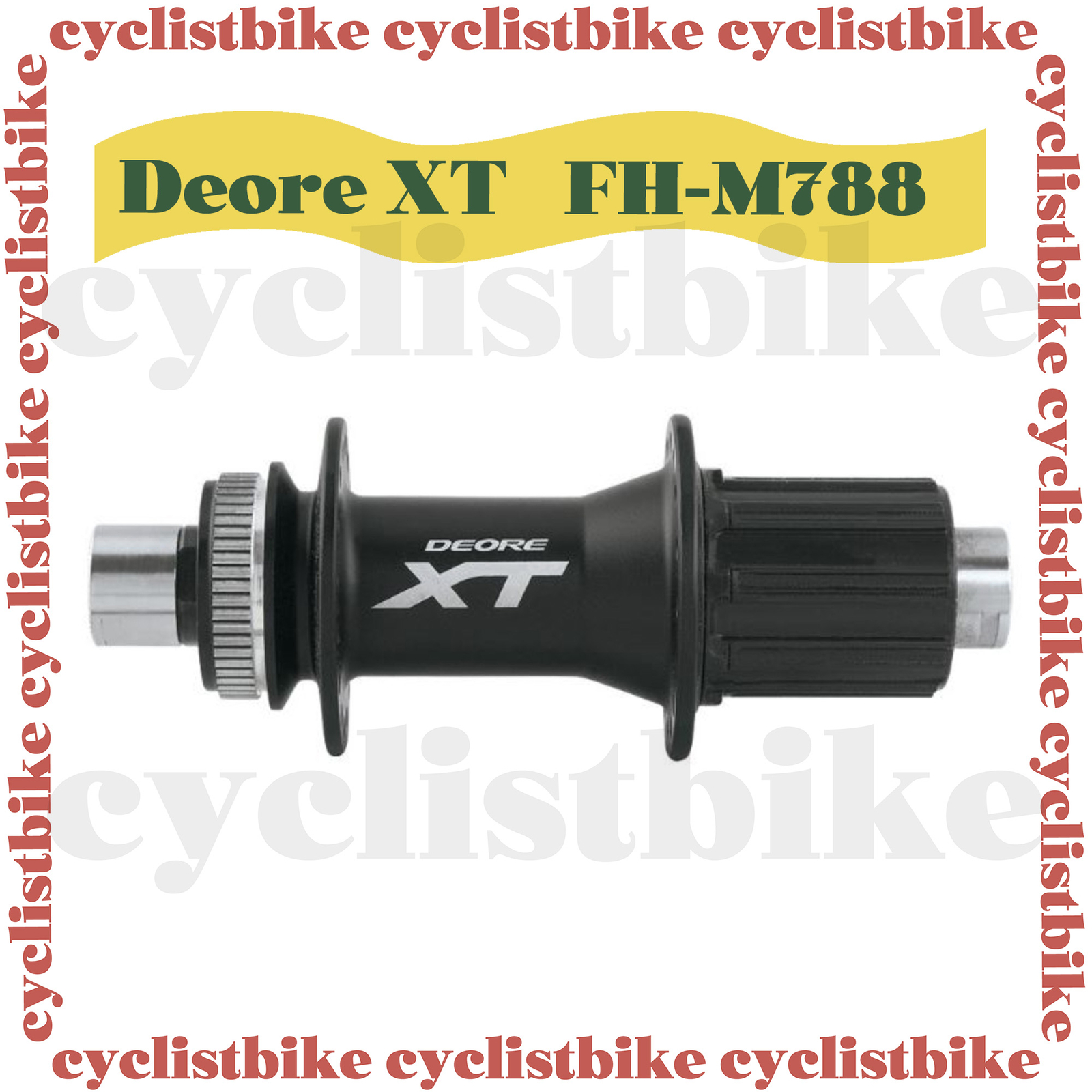 SHIMANO FH-M788 XT Rear Disc Thru Axle Hub (32H Rear 12x142-mm ...