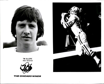 PF49 Original Photo TIM GILLESPIE 1975 CHICAGO WINDS DEFUNCT WFL ...