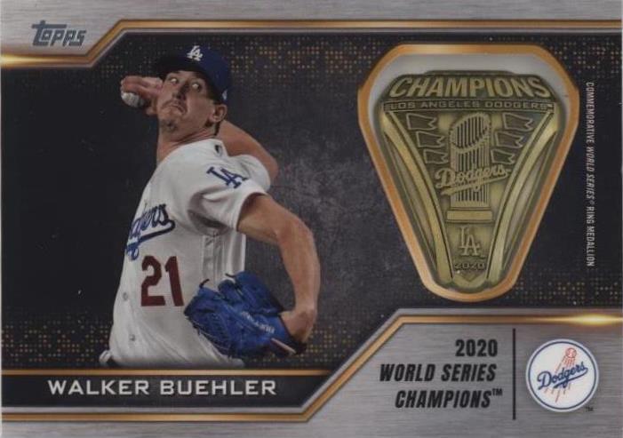 2021 Topps - Commemorative World Series Rings #WSR-WB Walker Buehler ...