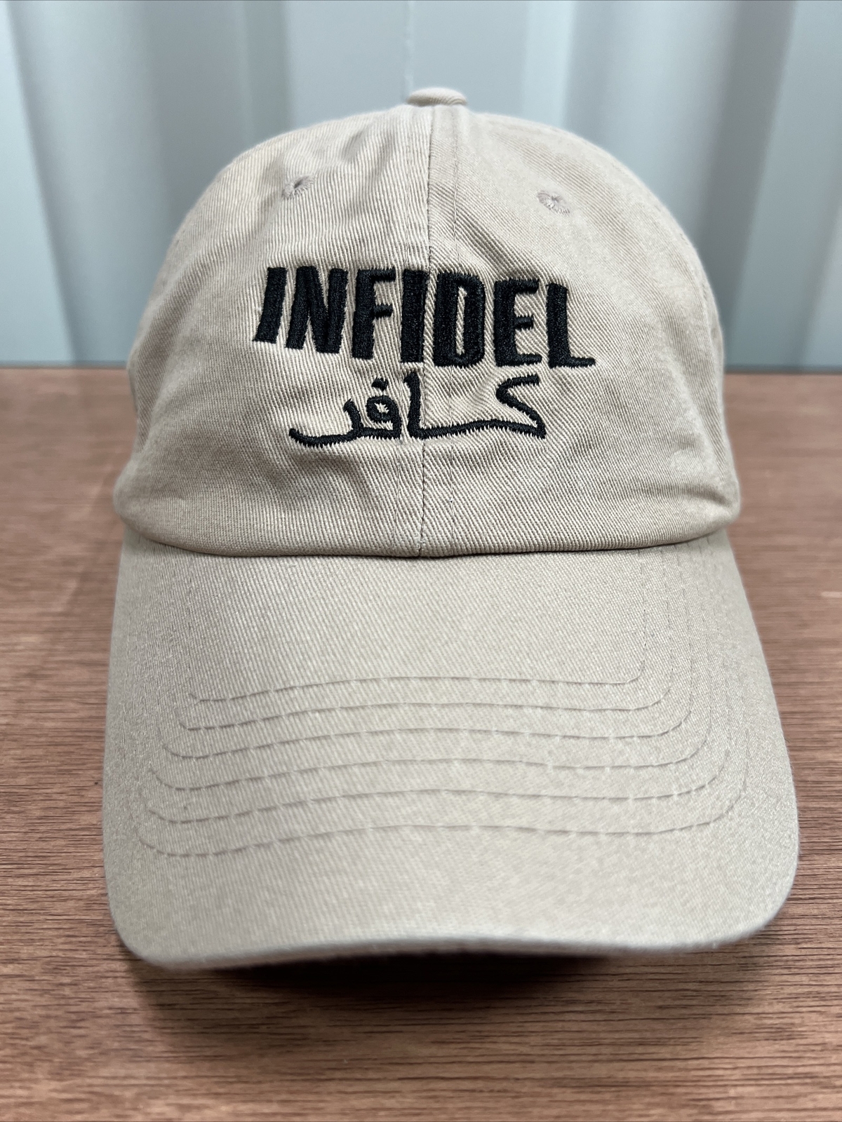 Infidel Hat Baseball Cap Patriotic Military Tan Khaki Strapback Ruffin Flag Co | eBay