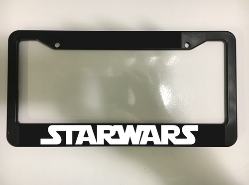 For Star Wars Fans Luke Sky walker Yoda Darth Vader Car License Plate ...