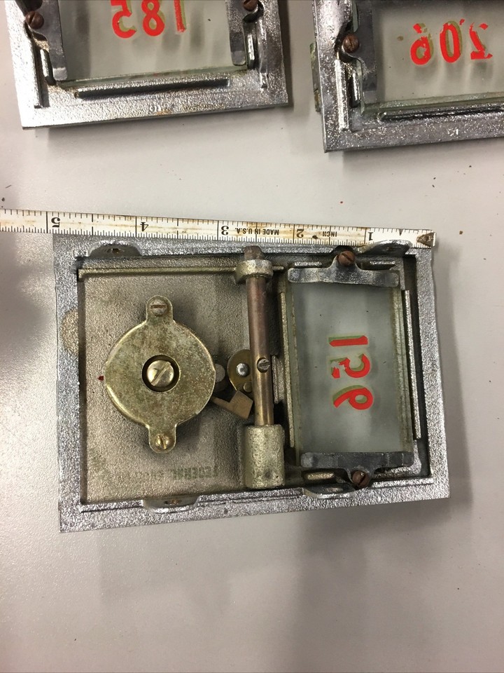 USPS United States Postal Post Office Box Doors Combination Lock Type ...
