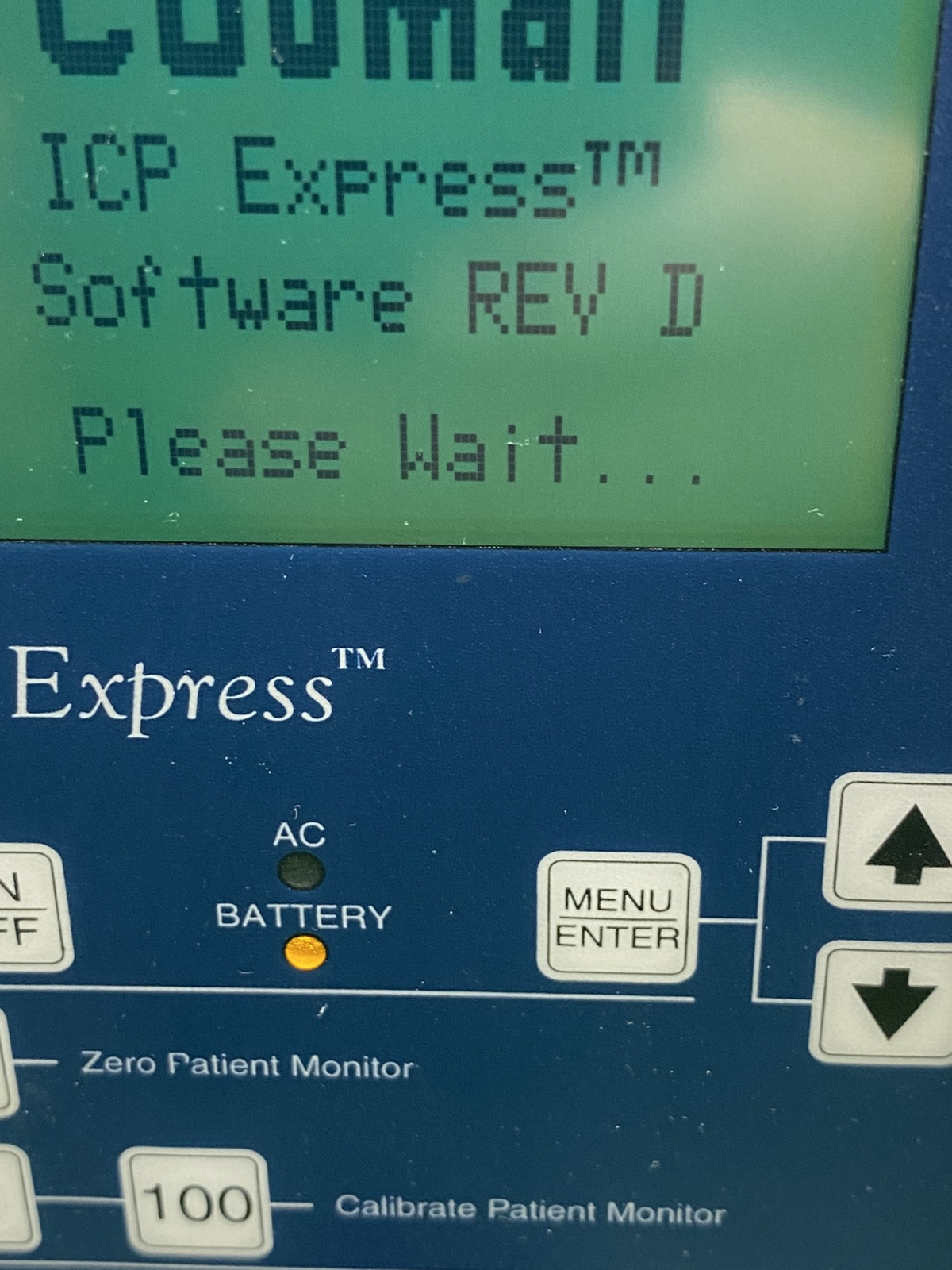 Codman ICP Express 82-6634 Monitor System + interface Cable 82-6646 ...