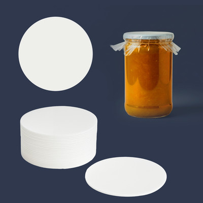 1/2lb 200Pcs Wax Discs For Jam & Pickle Sealing Round Wax Papers For ...