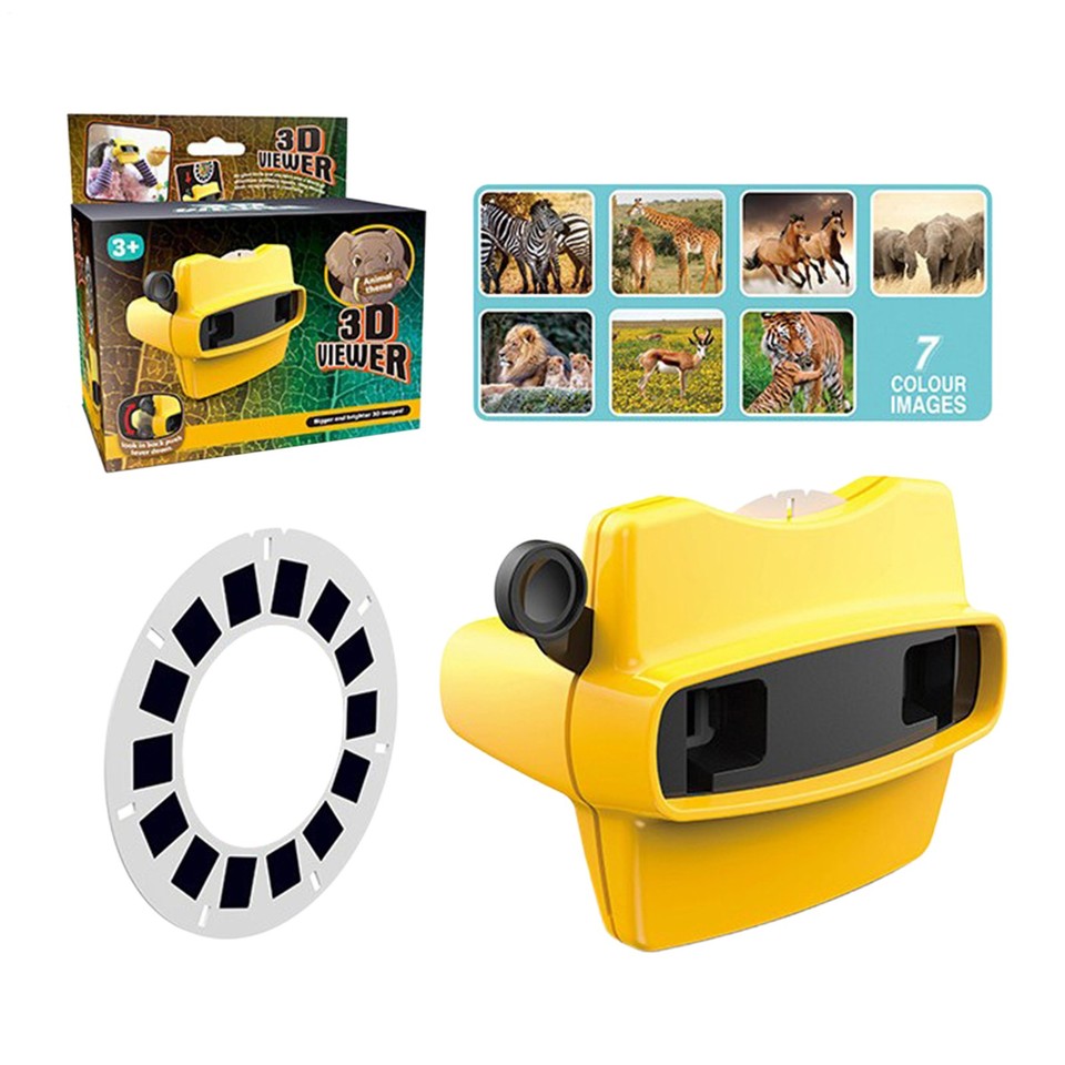 Retro 3D Stereoscopic Viewer for Kids, 3D Photo Viewfinder Educational ...