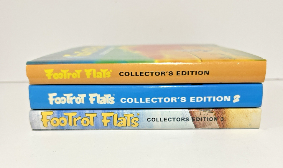 Murray Ball ~ Footrot Flats Collectors Editions 1 2 & 3 ~ HB/DJ ~ VGC ...