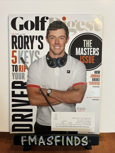 A3 2016 RORY MCILROY Golf Digest Magazine The Masters Issue | eBay