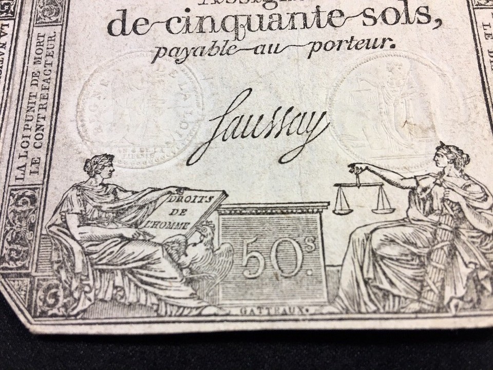 FRENCH REVOLUTION MONEY 1793 | eBay