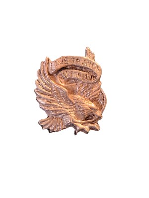 Motorcycle Biker Jacket Hat Lapel Pin Live To Ride Signed GBell | eBay