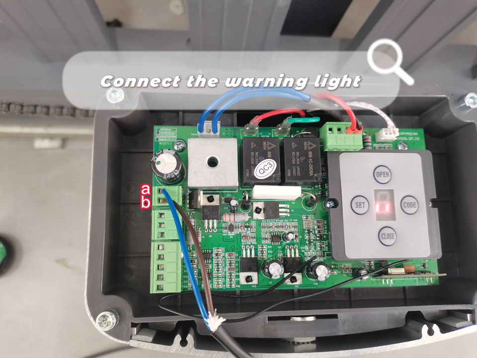 Waterproof Warning Light for Gate Opener System Signal Flash Alarm Lamp ...