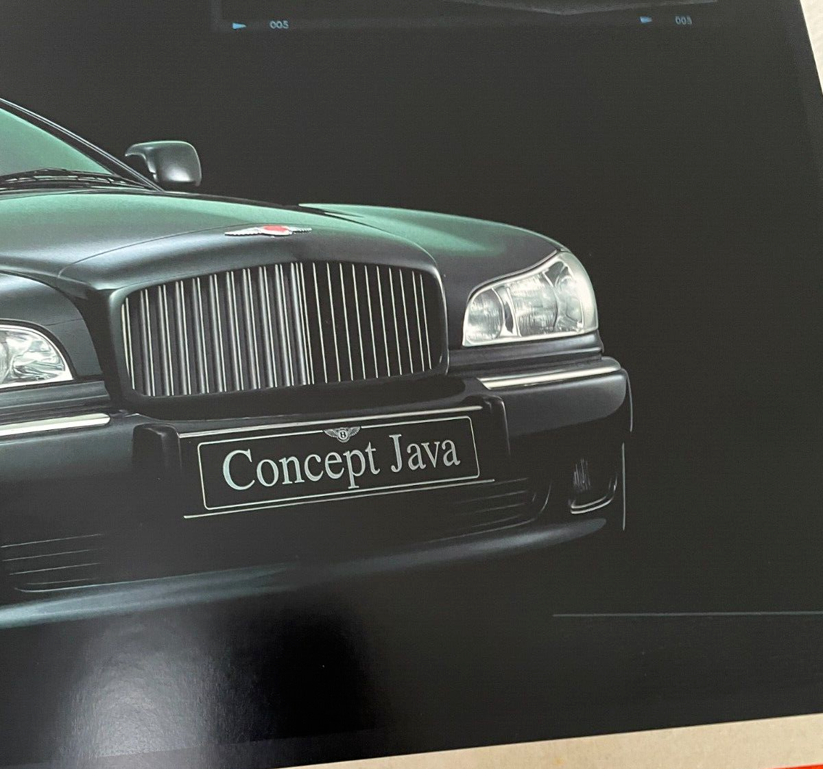 BENTLEY Concept JAVA "an unbroken line" seltenes Prospekt Brochure 2000 ...