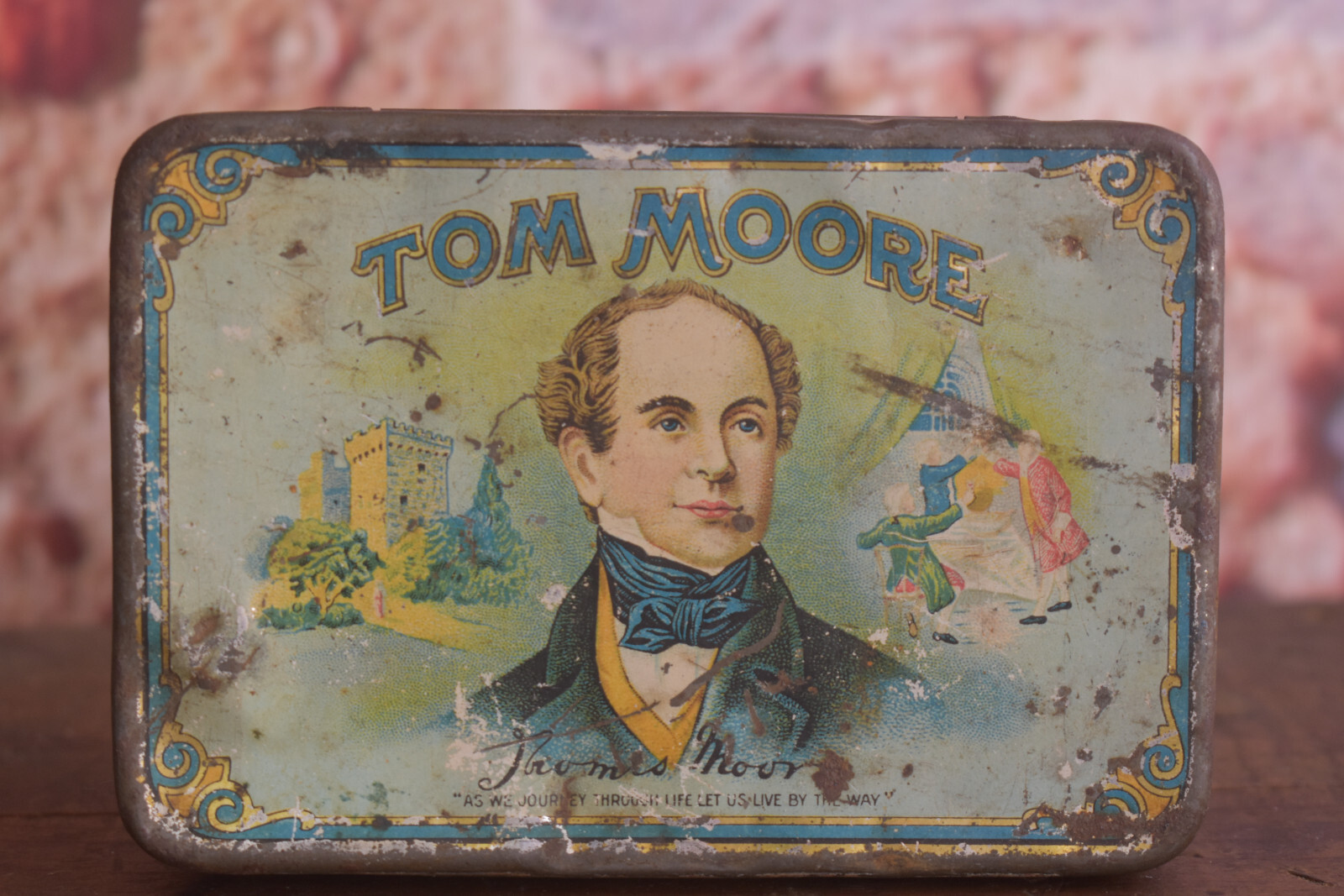 Vintage Tom Moore Claro Mildest Cigar Tobacco Michigan Tin Litho | eBay