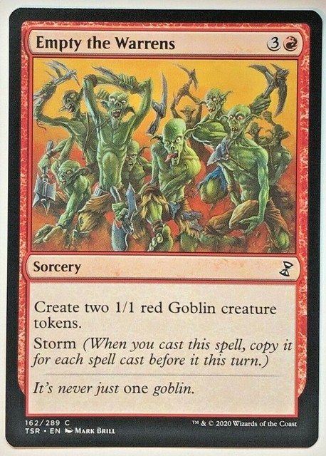 MTG Empty the Warrens Time Spiral Remastered 162/289 Regular Common for ...