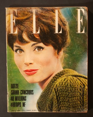 'ELLE' FRENCH VINTAGE MAGAZINE ELSA MARTINELLI COVER 18 MARCH 1960 | eBay