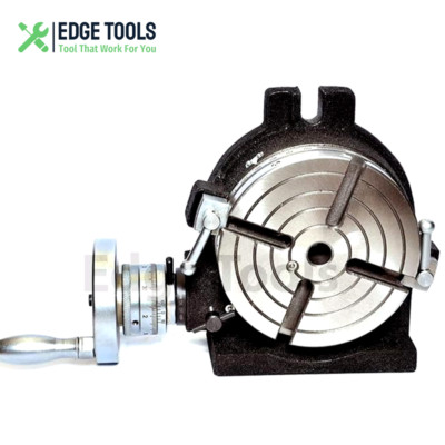 6" inch Rotary Table Horizontal Vertical 150 mm HV6-4 slots for Milling ...