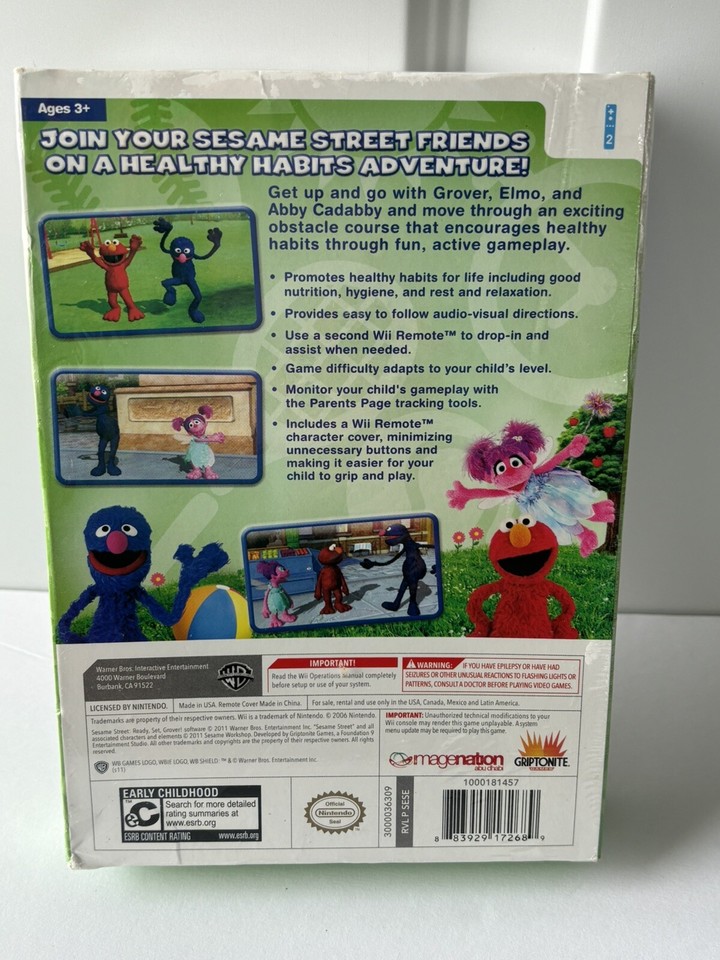 Sesame Street: Ready, Set, Grover (Nintendo Wii, 2011) 883929172689 | eBay