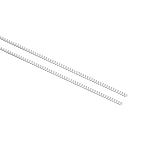 2Pack 304 Stainless Steel Round Rods 2mm x 450mm Solid Shaft Rods | eBay