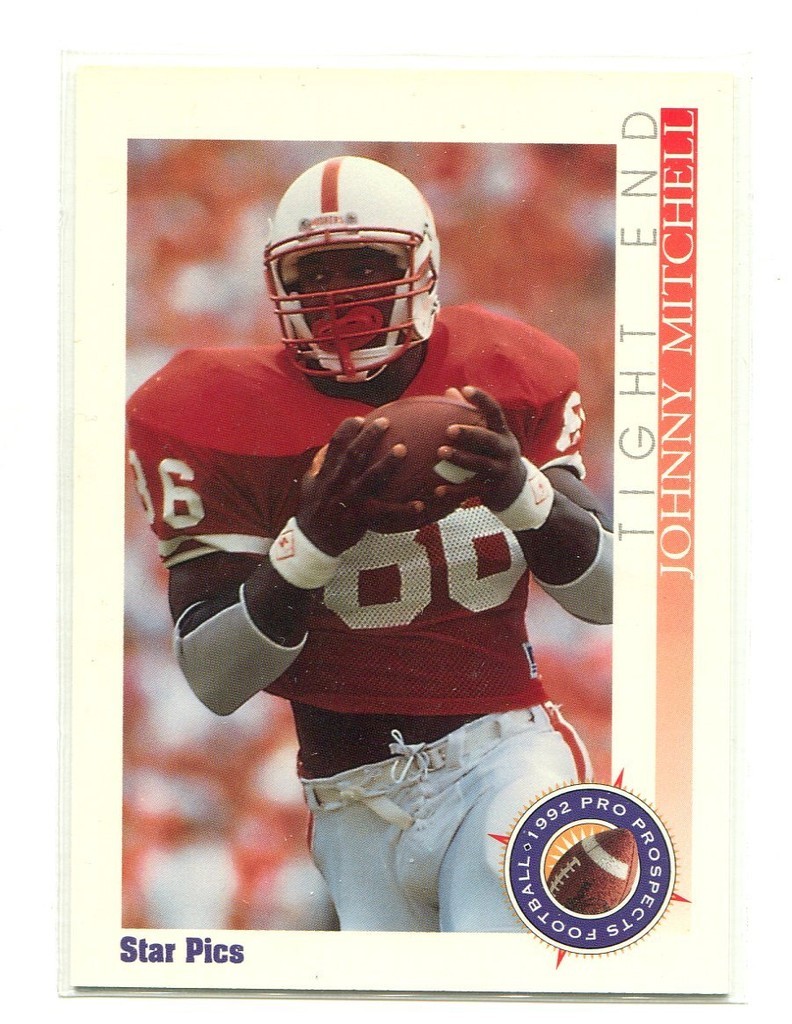 1992 Star Pics #78 Johnny Mitchell Nebraska Cornhuskers | eBay