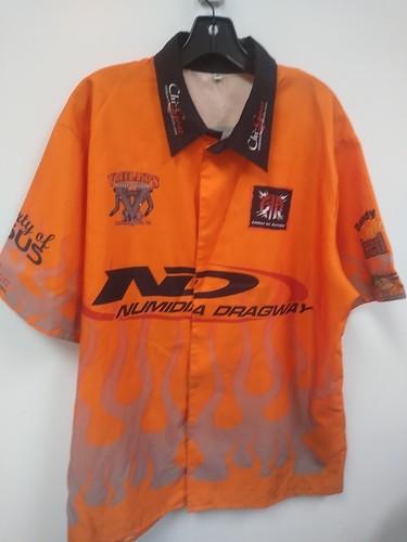 Harley Davidson Nitro Racing Team shirt 3X Large snap | eBay