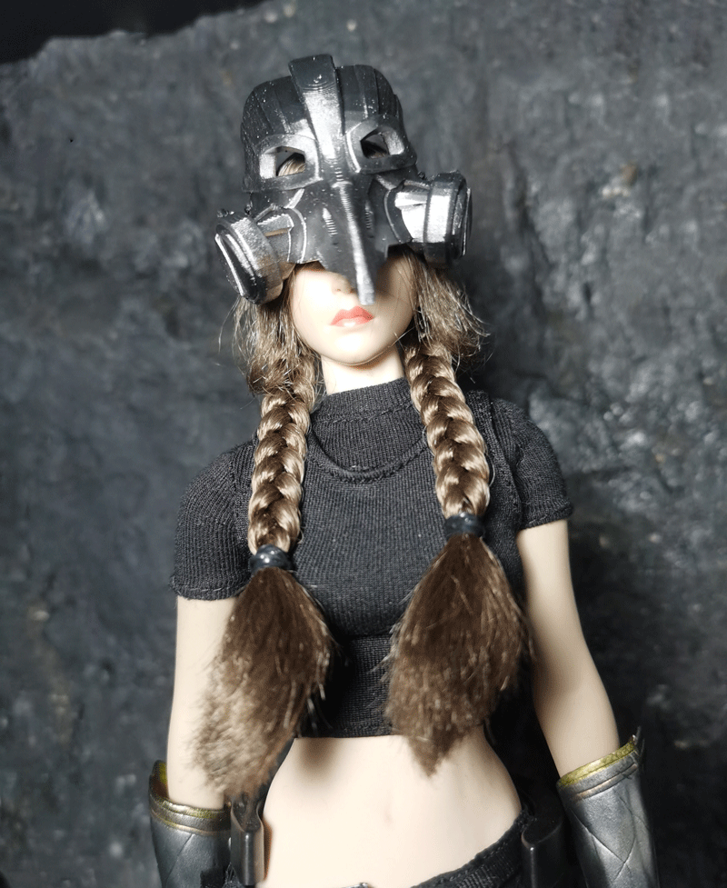 N2-3 Tech Vulture Gas Mask 1/6 Scale Male and Female Soldier Model ...