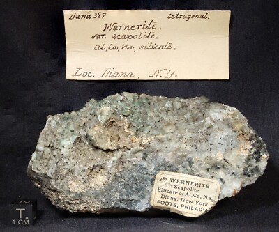 Pale Green Scapolite Group Crystals Wernerite from Diana, New York ...