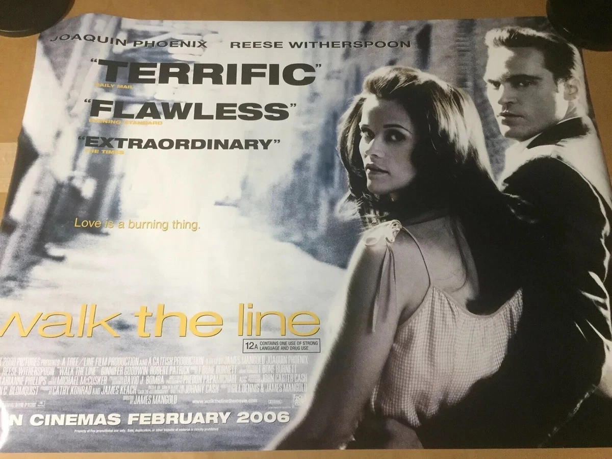 Johnny Cash Walk The Line Poster