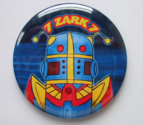 7-ZARK-7 ROUND FRIDGE MAGNET (56mm) - BATTLE OF THE PLANETS RETRO ...