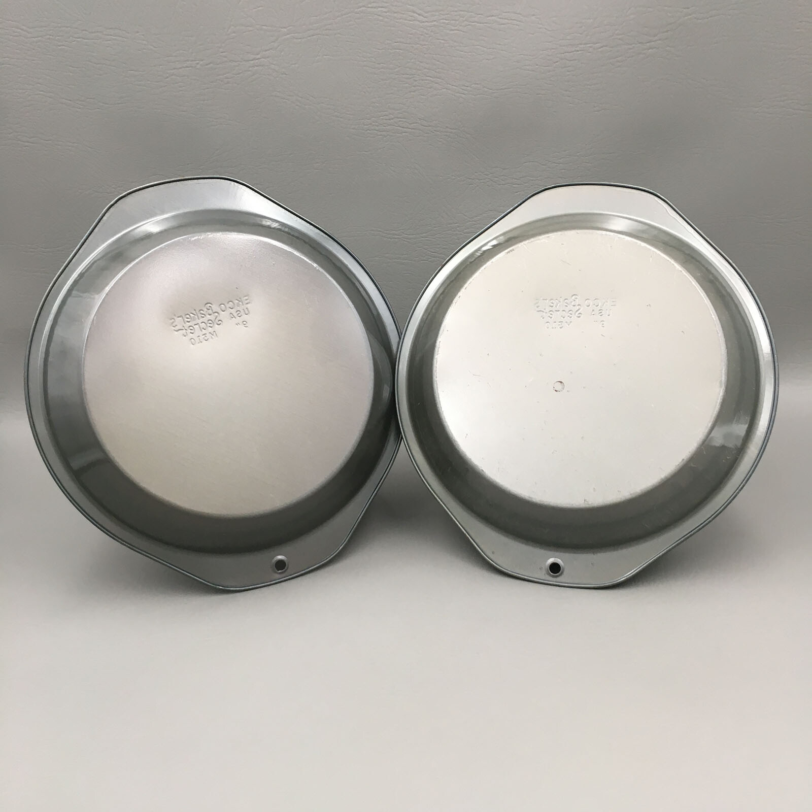 EKCO Bakers Secret Pans Non Stick Round Cake Pie Baking Pans 9" Lot of ...