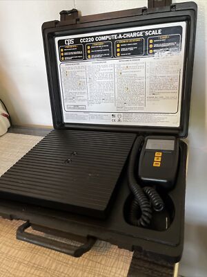 CPS CC220 Compute-A-Charge Refrigerant Charging Scale 220lb FOR PARTS ...