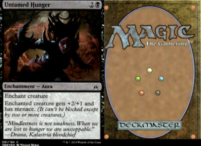 Magic the Gathering -MTG- Untamed Hunger Foil | eBay