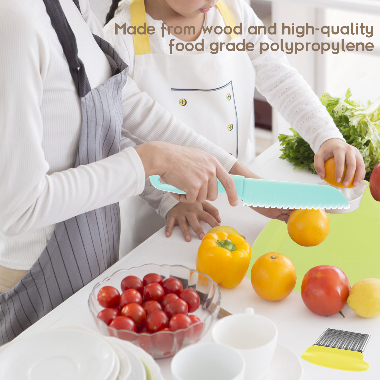 10Pcs Kids Cooking Cutter Set Safe Reusable Plastic Toddler Kitchen ...