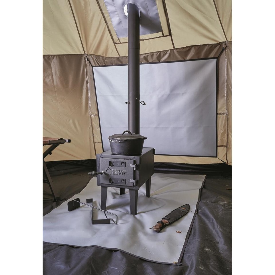 NEW 10 ft Tall Guide Gear Large Base Camp Tent | eBay
