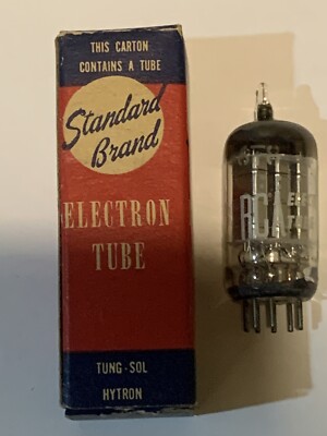 RCA 6T8 VACUUM TUBE NOS NIB Standard Brand Box Date Code 56-52---(1956 ...