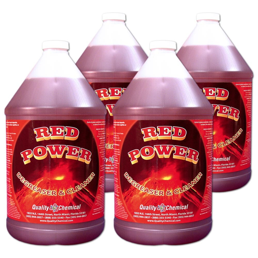 Red Power Degreaser / 4 Gallon case | eBay