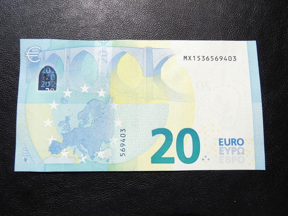 20 EURO 2015 UNC NOTE M Prefix (Portugal) | eBay