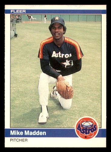 1984 Fleer #232 Mike Madden Houston Astros RC | eBay