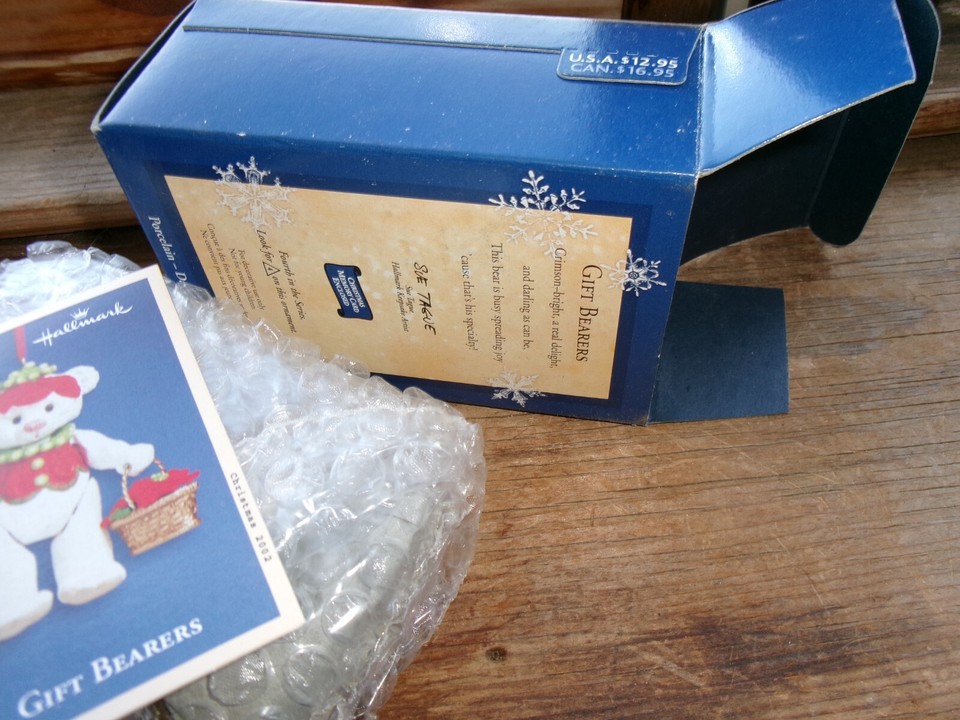 Hallmark Keepsake Ornament GIFT BEARERS 2002 Collector's Series OF15 | eBay