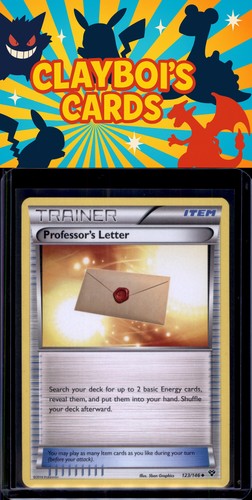 Professor's Letter XY Base Set Pokemon TCG 123/146 NM+ | eBay
