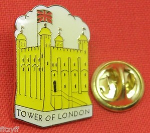 Tower of London Pin Badge UK GB Gift Souvenir Brooch | eBay