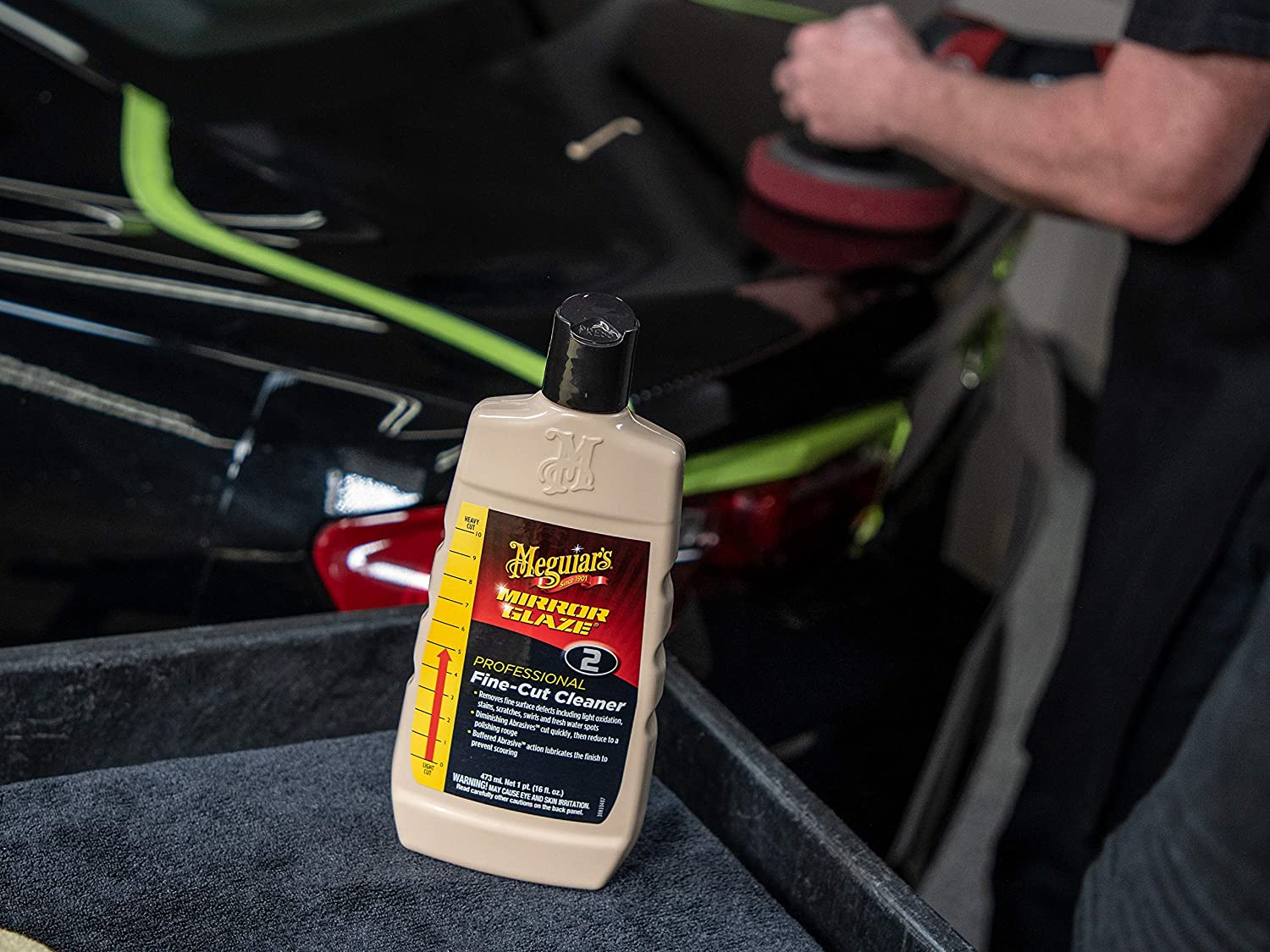 Meguiar's M0216 M2 Mirror Glaze Fine Cut Cleaner for Car & Auto ...