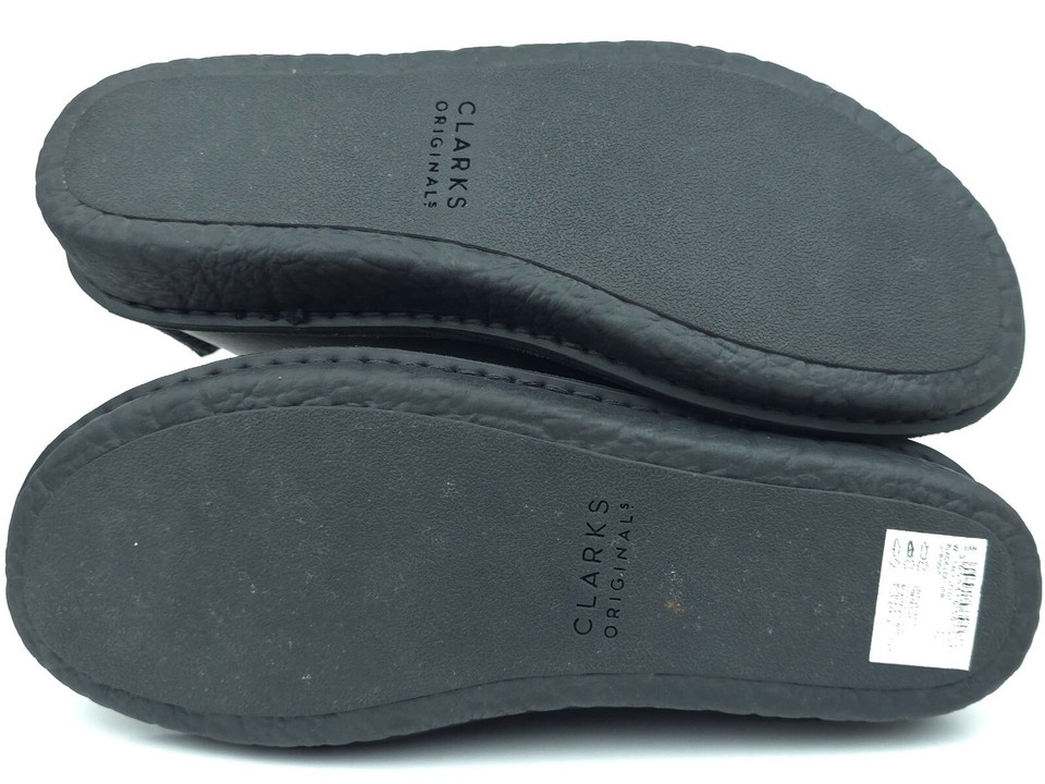 Clarks Trek Veldt Mens 8 Black Leather Orginal Oxford Shoes | eBay