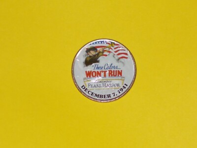 Colorized Kennedy Half Dollar - Pearl Harbor - These Colors Wont Run ...