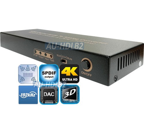 HD 1080P 7.1 PCM Audio Extractor With Multi RCA Optical Audio Outputs ...