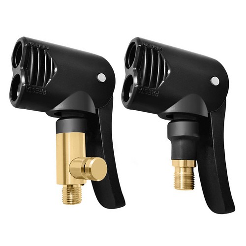 Dual Valve Pump Adapter Bike Tire Inflator Nozzle Bicycle Air Pump ...
