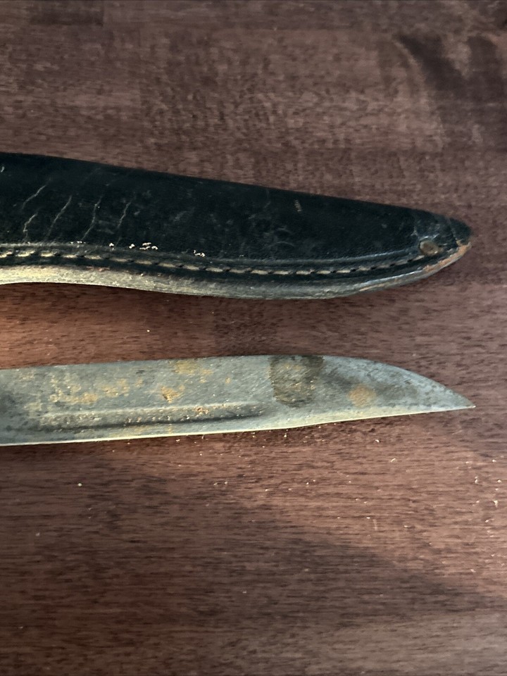 Vintage Western Boulder Colorado Black Beauty Fixed Blade Knife W ...