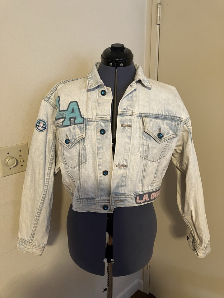 Vintage LA Gear Original Jean Essential Denim Jacket Women’s L | eBay