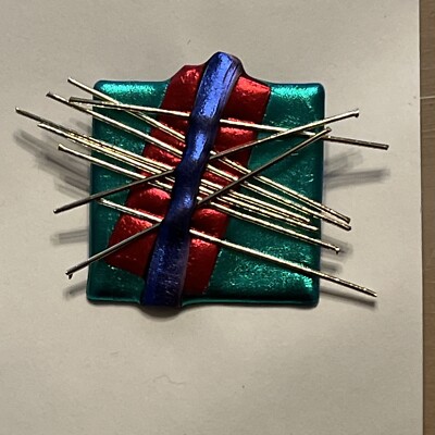 Vintage 1980’s Weedesigns Memphis Milano Pin Brooch Handmade Abstract ...