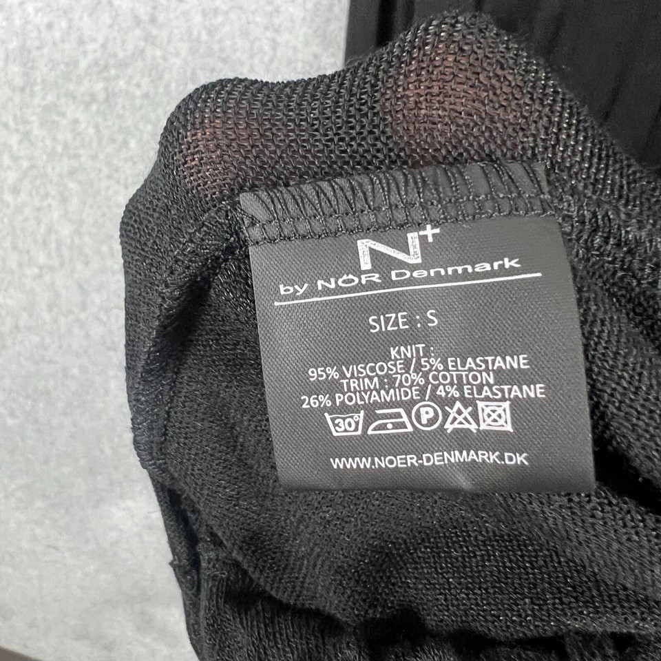 NOR DENMARK Dessin Womens S Lightweight Sheer Long Jacket Black NWT | eBay